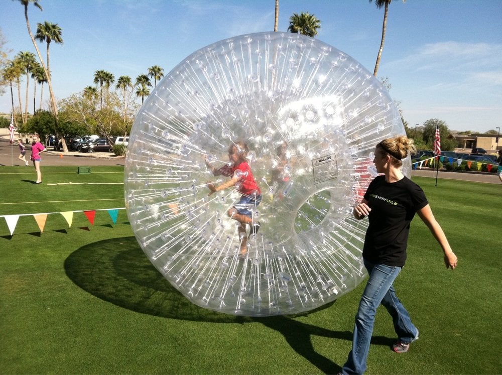 Huge ball for kids to roll around in - Yelp