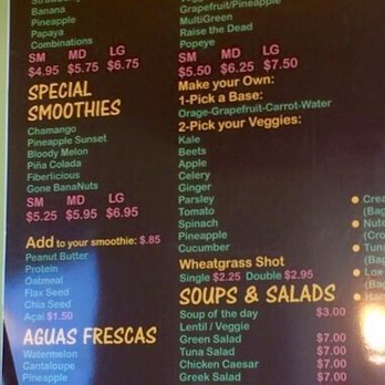 Tropifruit 100% Natural Juice Bar - 197 Photos & 288 Reviews - Coffee ...