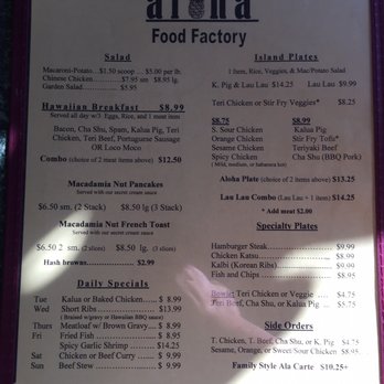 Aloha Food Factory - 1329 Photos & 873 Reviews - Hawaiian - 2990 W ...