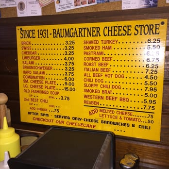 Baumgartner’s Cheese Store & Tavern - 75 Photos & 78 Reviews - Cheese ...