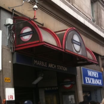 Marble Arch Underground Station - Train Stations - Oxford Street ...