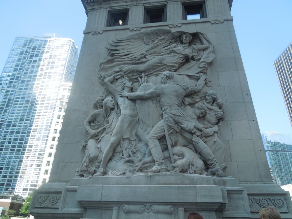 Fort Dearborn Massacre Monument - Landmarks & Historical Buildings ...