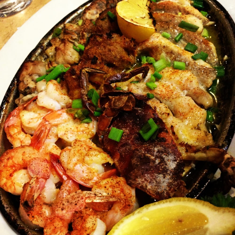 Broiled Seafood Platter Recipe