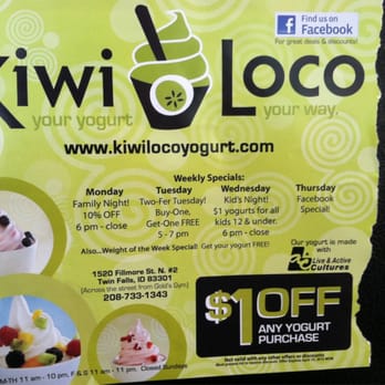 Kiwi Loco - Twin Falls - 17 Photos & 13 Reviews - Ice Cream & Frozen ...