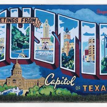 Greetings From Austin Postcard Mural - 98 Photos & 62 Reviews - Public ...