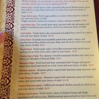 Marrakesh - Turkish - Jacksonville, NC - Reviews - Photos - Menu - Yelp