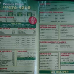 Primo’s Pizzeria - 52 Reviews - Pizza - 33521 7 Mile Rd, Livonia, MI ...