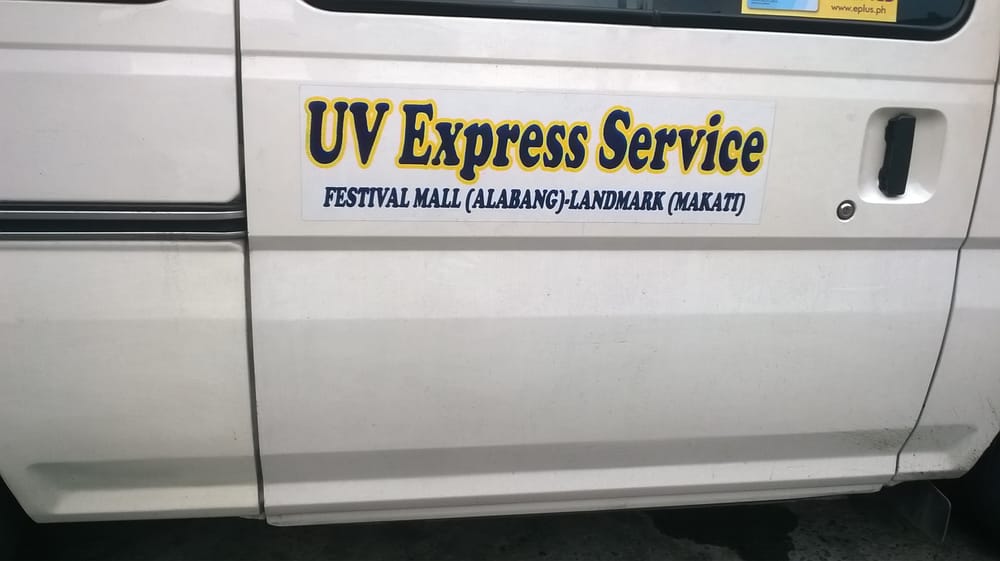 UV Express Las Pinas - Public Transportation - Alabang Zapote Road Las ...