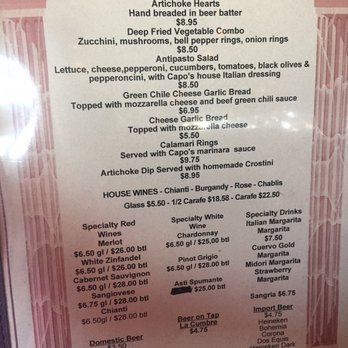 Capo’s Italian Restaurants - 39 Photos & 80 Reviews - Italian - 722 ...