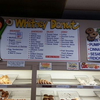 Whitney Donut and Sandwich Shop - Order Food Online - 36 Photos & 96 ...