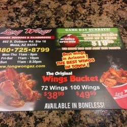 Long Wong’s Dobson - 16 Photos & 21 Reviews - Chicken Wings - 502 S ...