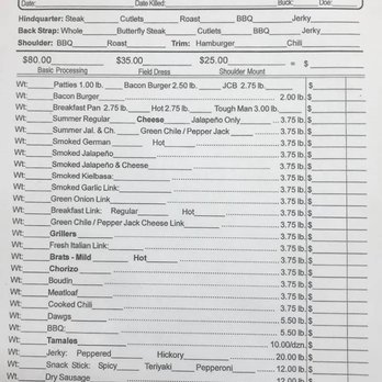 Hamilton Quality Meats & Deer Processing - Meat Shops - 1205 S Rice St ...