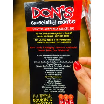 Don’s Specialty Meats - 93 Photos & 132 Reviews - Meat Shops - 730 I 10 ...