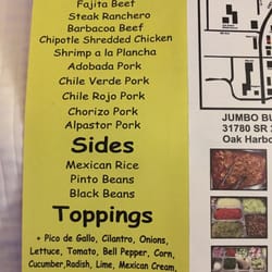 Jumbo Burrito - 12 Photos & 48 Reviews - Mexican - 31780 SR 20, Oak ...