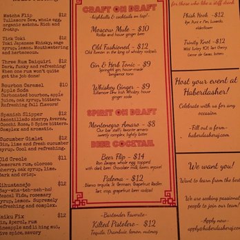 Haberdasher - 354 Photos & 346 Reviews - Cocktail Bars - 43 W San ...