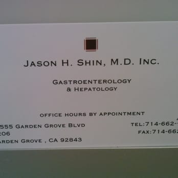 Jason H. Shin, M.D. - 10 Reviews - Gastroenterologist - 12555 Garden ...