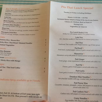 Pru Thai - 75 Photos & 122 Reviews - Thai - 6 E Main St, Clinton, NJ ...