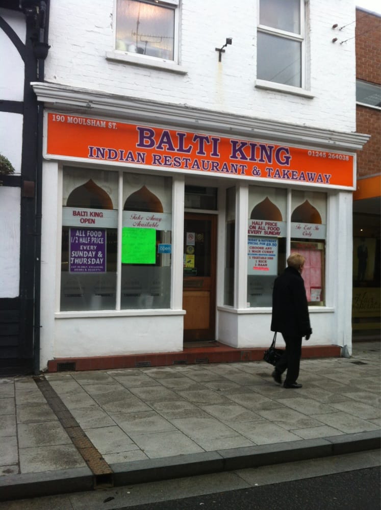 Balti King - Indian - 190 Moulsham Street, Chelmsford, Essex, United ...