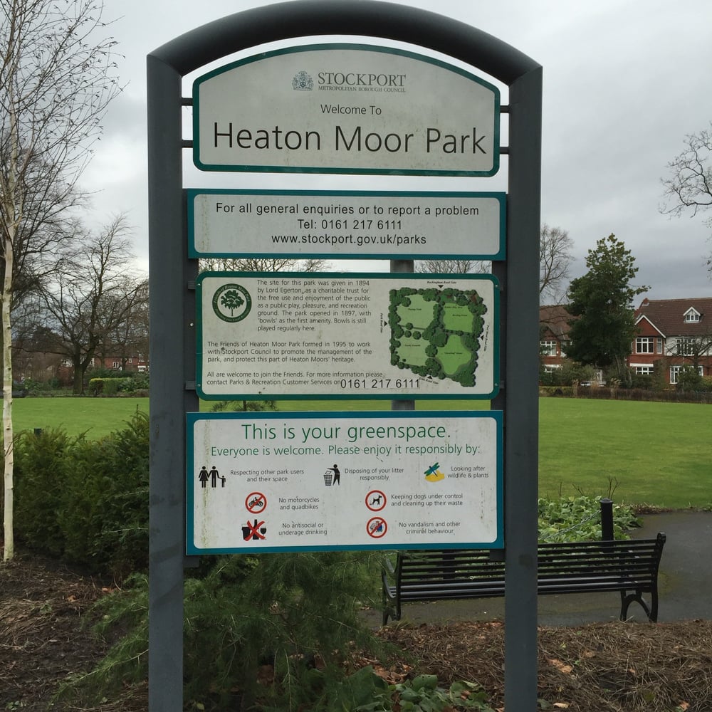 Heaton Moor Park - Parks - 31-41 Elms Road, Heaton Moor, Stockport ...