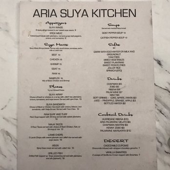 Aria Suya Kitchen - 120 Photos & 48 Reviews - African - 6357 Westheimer ...