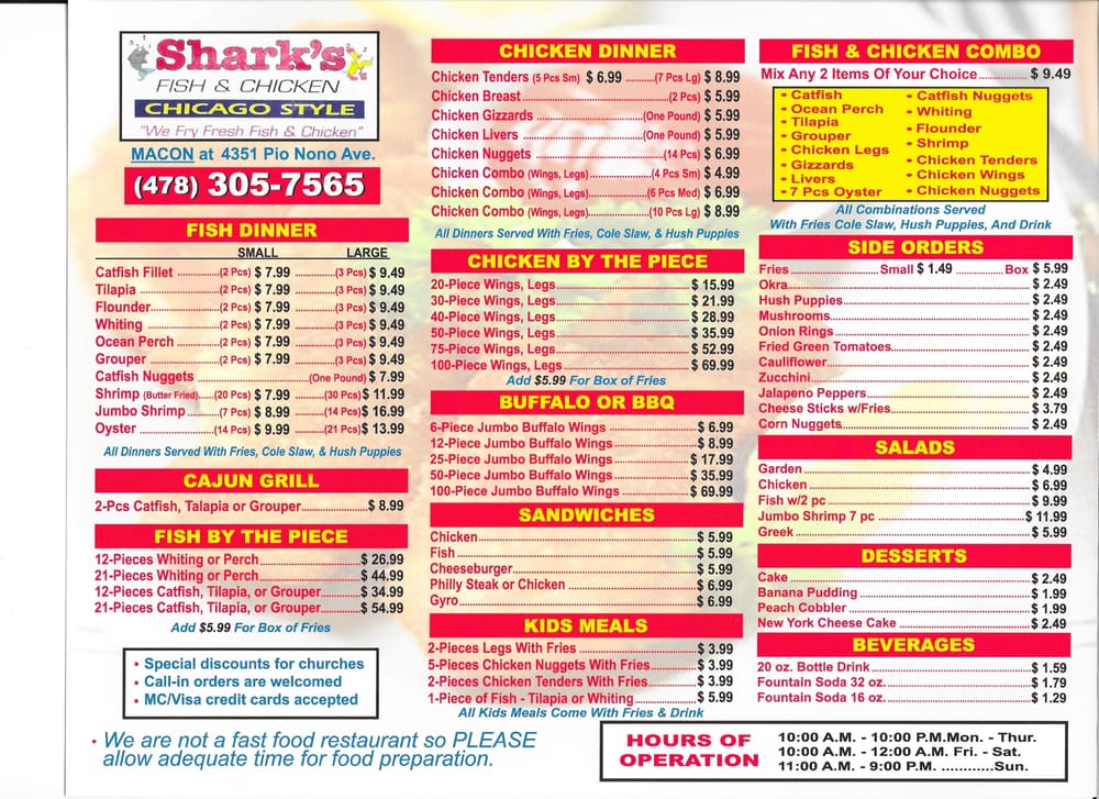 Shark’s Fish & Chicken Chicago Style - 12 Photos - Chicken Wings - 4351 ...