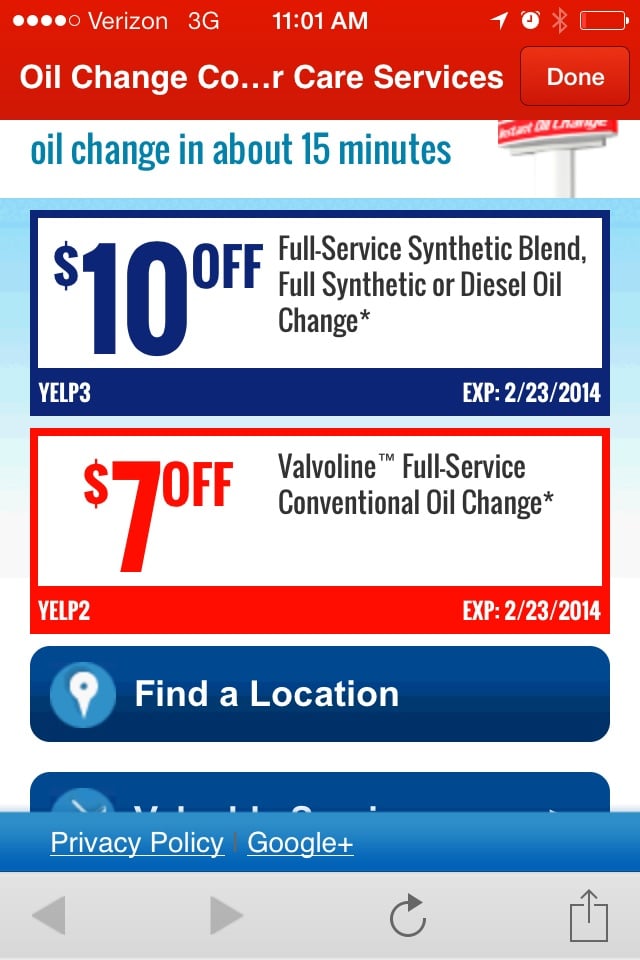 Valvoline Instant Oil Change - 11 Photos & 111 Reviews - Oil Change ...