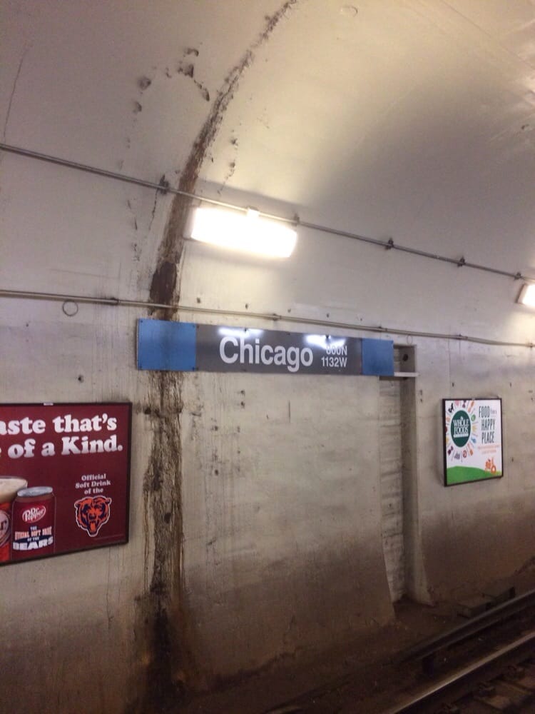 CTA - Blue Line Chicago Station - Train Stations - River West - Chicago ...