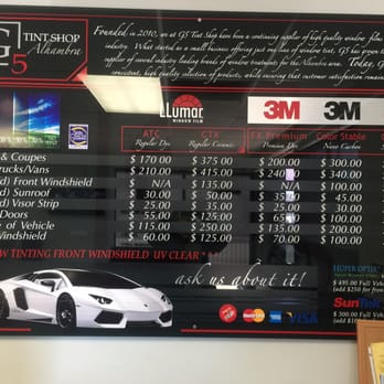G5 Tint Shop - Home Window Tinting - 2207 W Valley Blvd, Alhambra ...