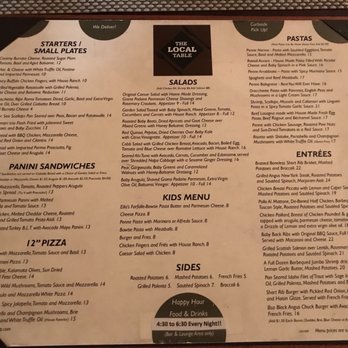 The Local Table - Order Online - 98 Photos & 159 Reviews - Italian ...