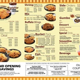 Louisiana Chicken Menu | semashow.com