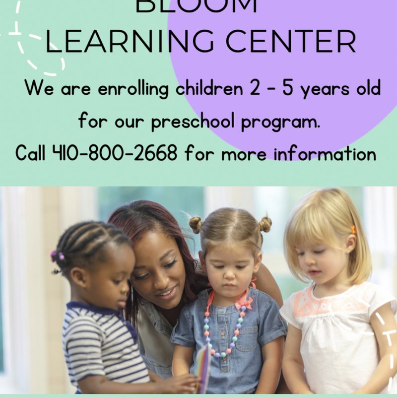 BLOOM LEARNING CENTER - Child Care & Day Care - 5220 Wabash Ave, Baltimore, MD - Phone Number - Yelp