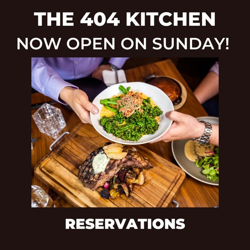 Book your 404 Sunday supper!