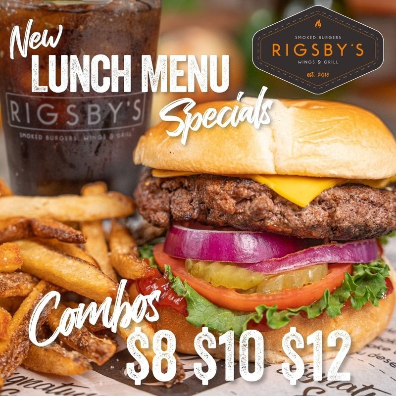 RIGSBY’S SMOKED BURGERS WINGS & GRILL - 15 Reviews - 115 Interstate ...