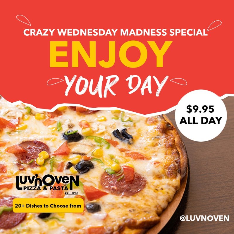 LUV’N OVEN PIZZA & PASTA - 92 Photos & 110 Reviews - 9410 Griffin Rd ...