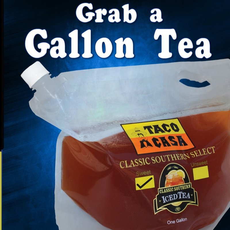 Start the summer off with a gallon of Sweet Tea